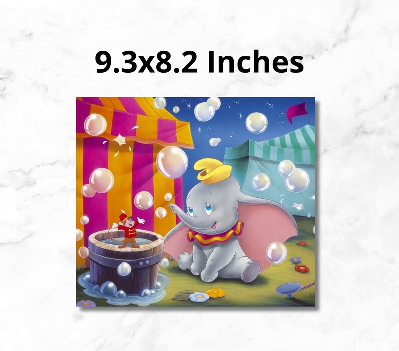 Dumbo Dumbo Tumbler Wrap 20oz Skinny Tumbler, Dumbo the Flying Elephant ...