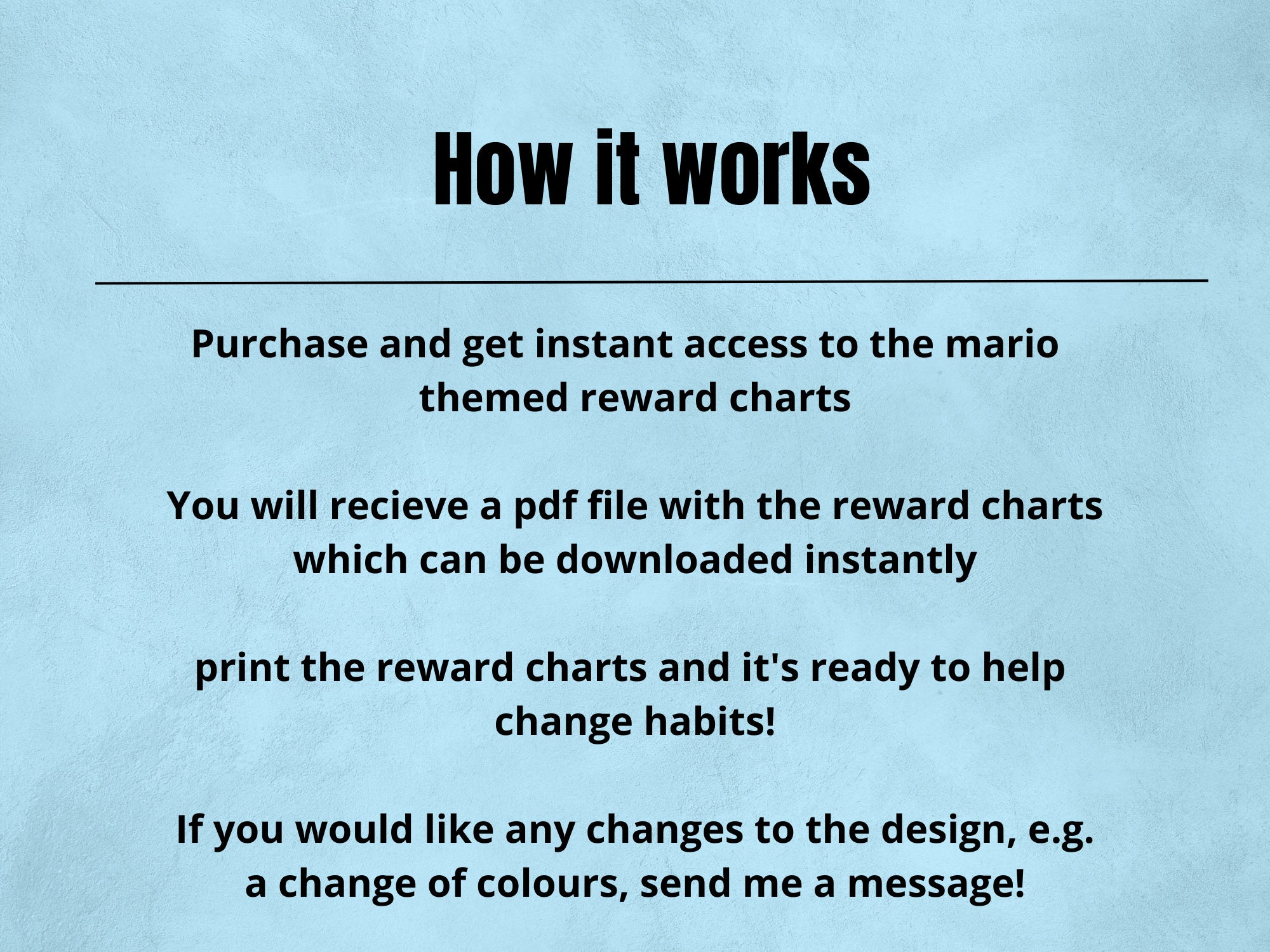 Mario Reward Chart for Kids, Combination Deal, Mario, Luigi, Toad ...