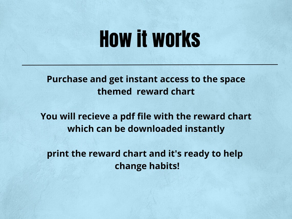 Space Reward Chart for Kids, Astronaut, Space Man, Planets, Habit ...
