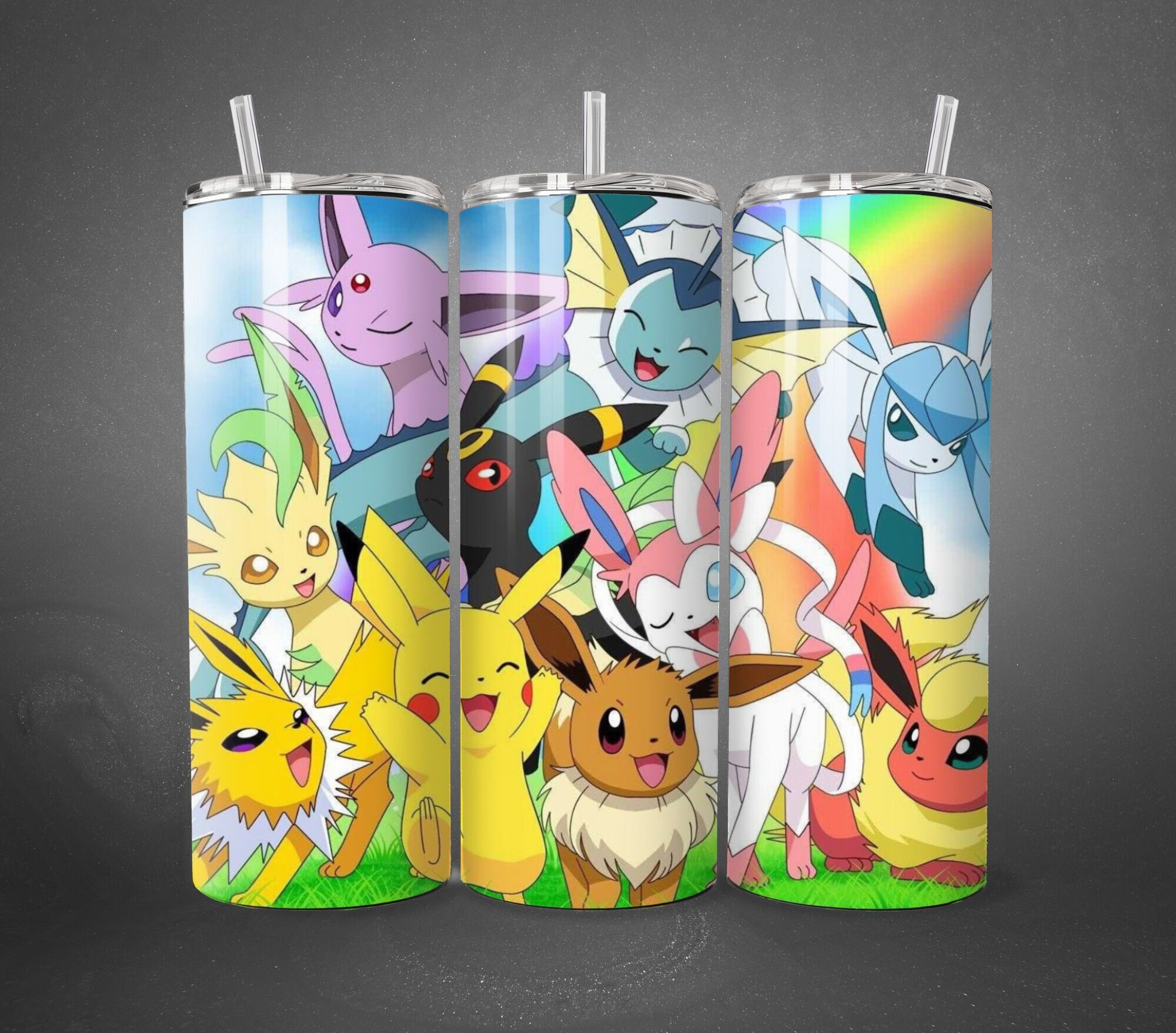 Pokémon Tumbler Wrap 20oz Skinny Tumbler, Pokemon Tumbler, Pikachu ...