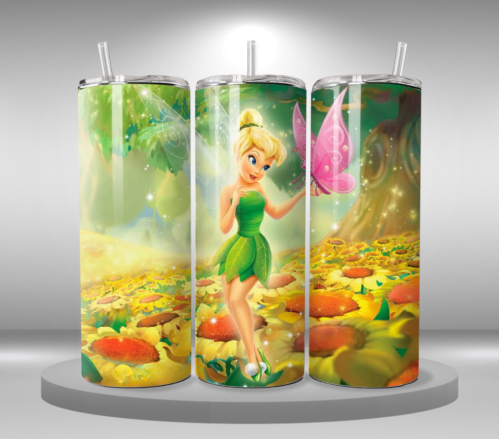 Tinkerbell Tumbler Wrap 20oz Skinny Tumbler, Tinkerbell Png, Peter Pan Png, Digital Download ...