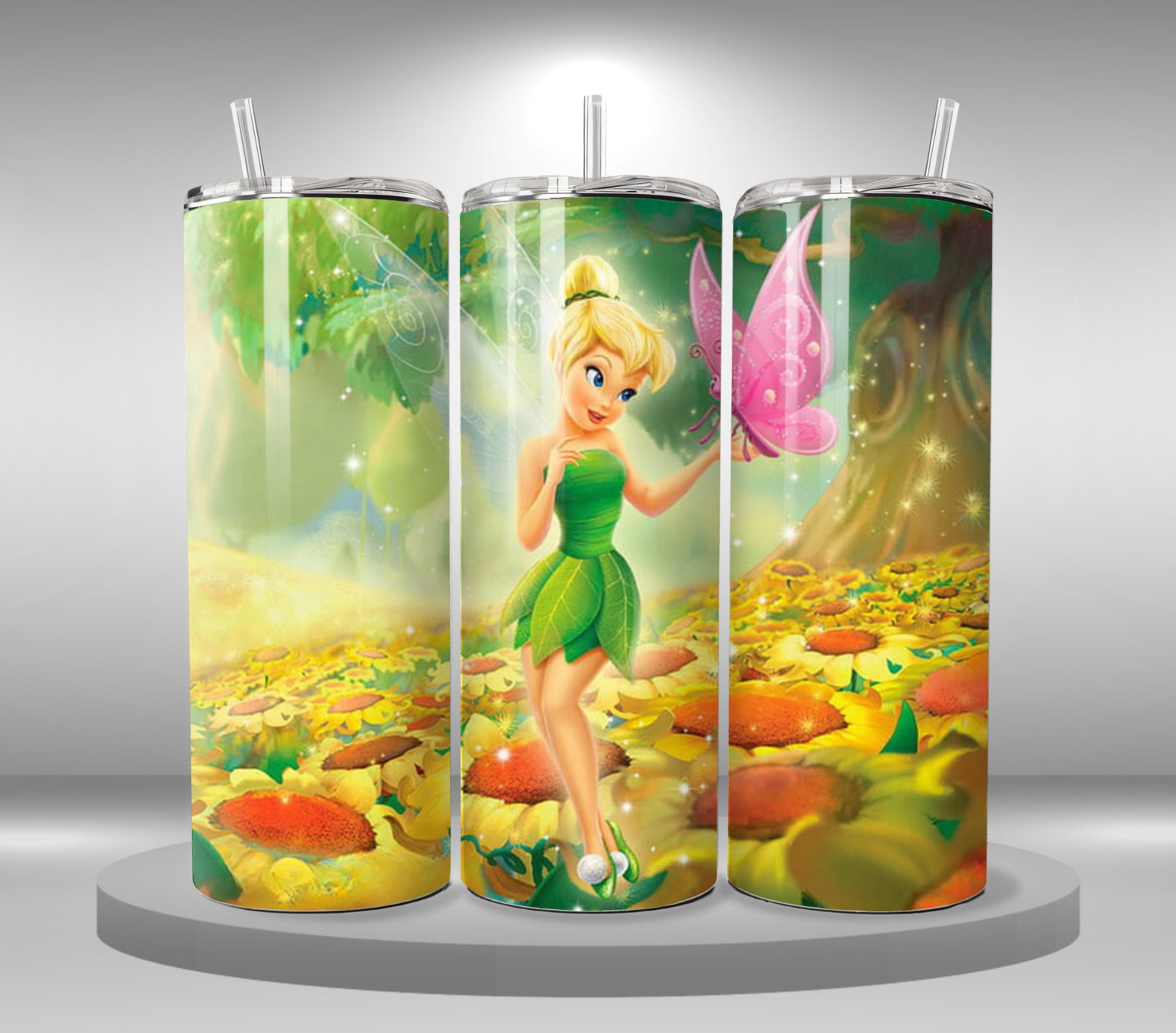 Tinkerbell Tumbler Wrap 20oz Skinny Tumbler, Tinkerbell Png, Peter Pan ...