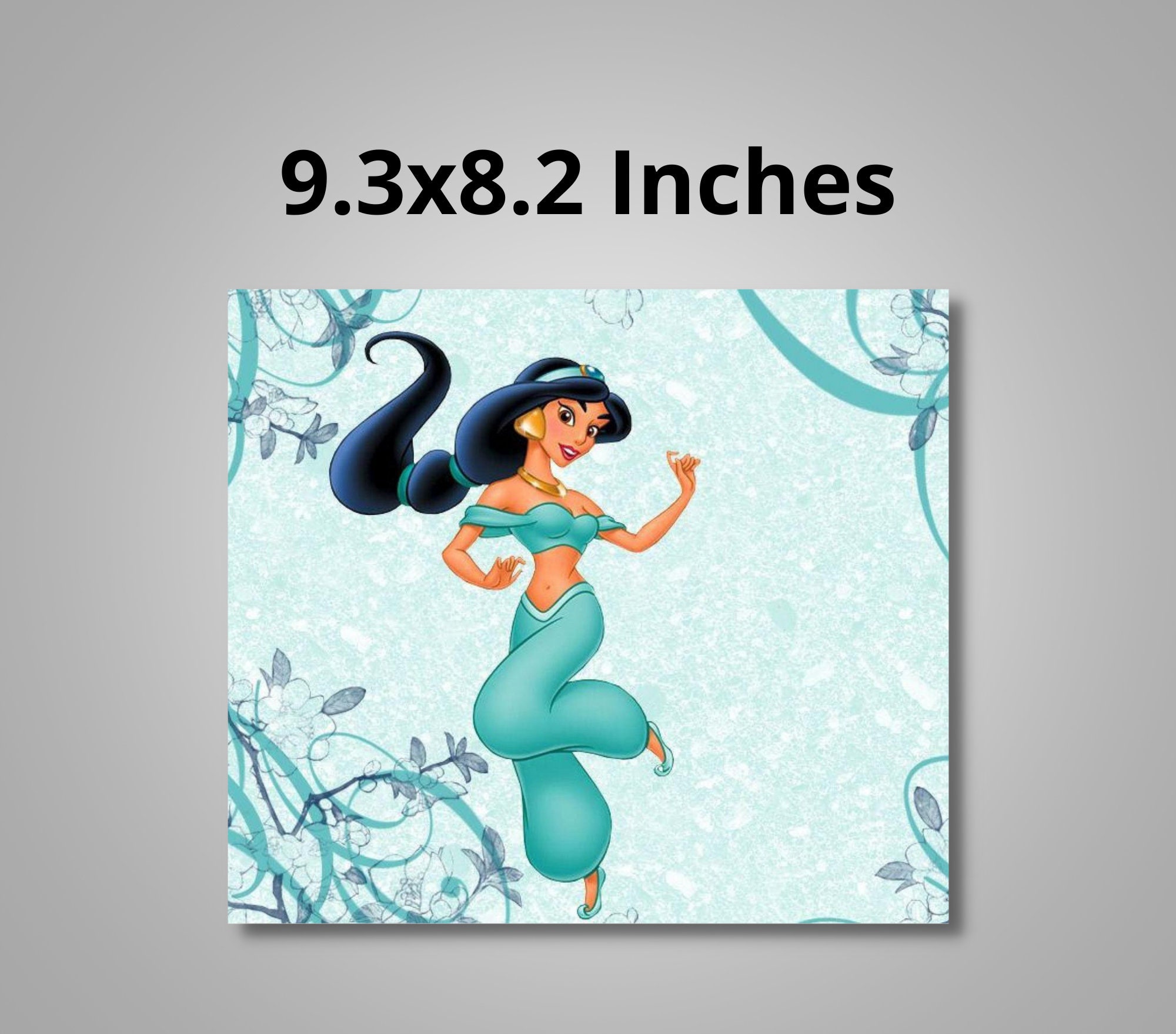 Princess Jasmine Tumbler Wrap 20oz Skinny Tumbler, Jasmine Png,digital ...