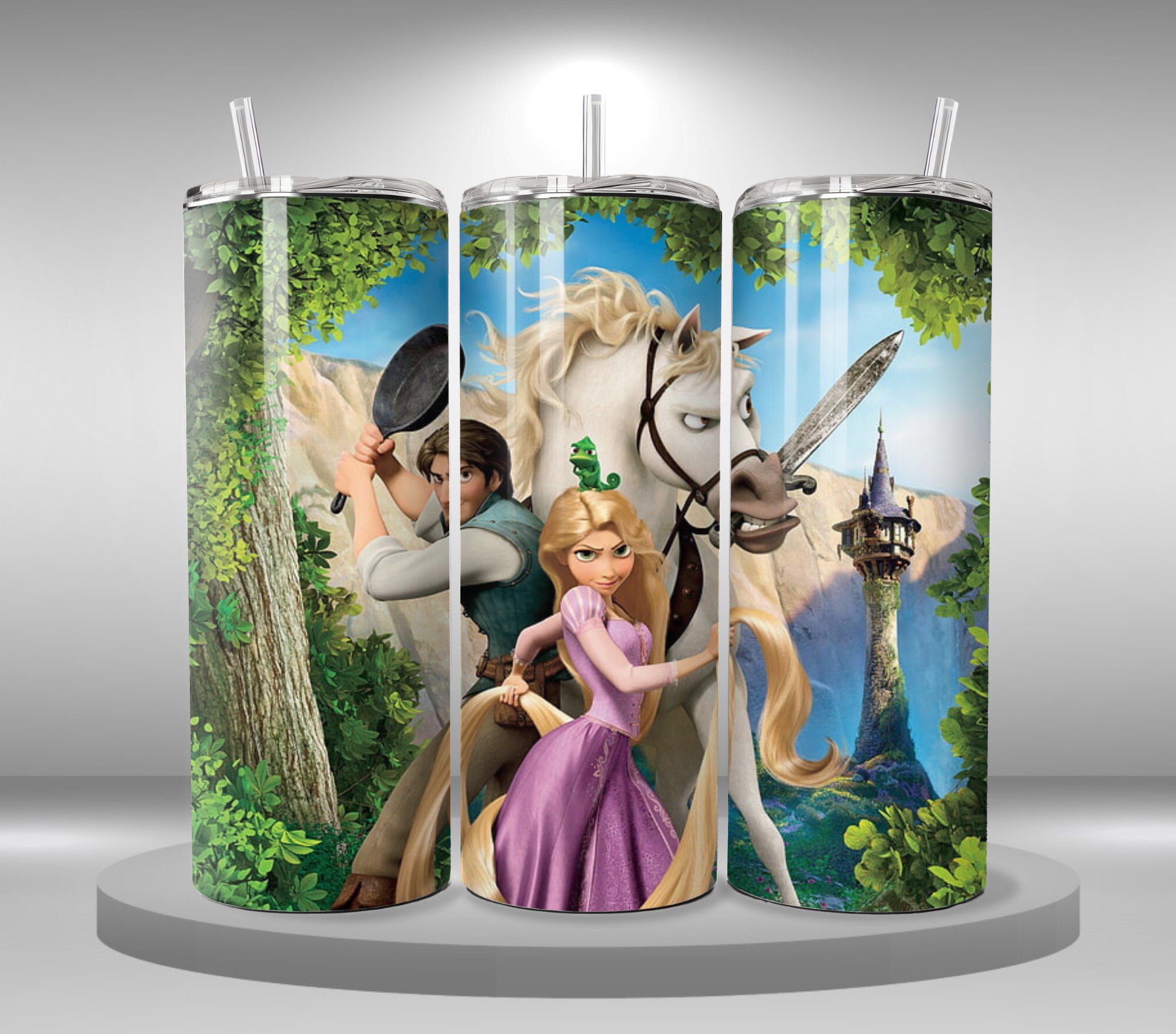 Rapunzel Princess Tumbler Wrap 20oz Skinny Tumbler ,digital Download ...