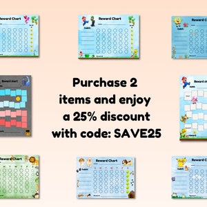 Princess Themed Reward Chart for Kids, Beautifull Castle, Rainbow ...