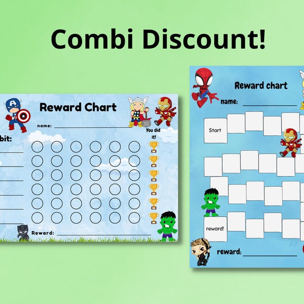 Hulk Potty Chart - Etsy Denmark