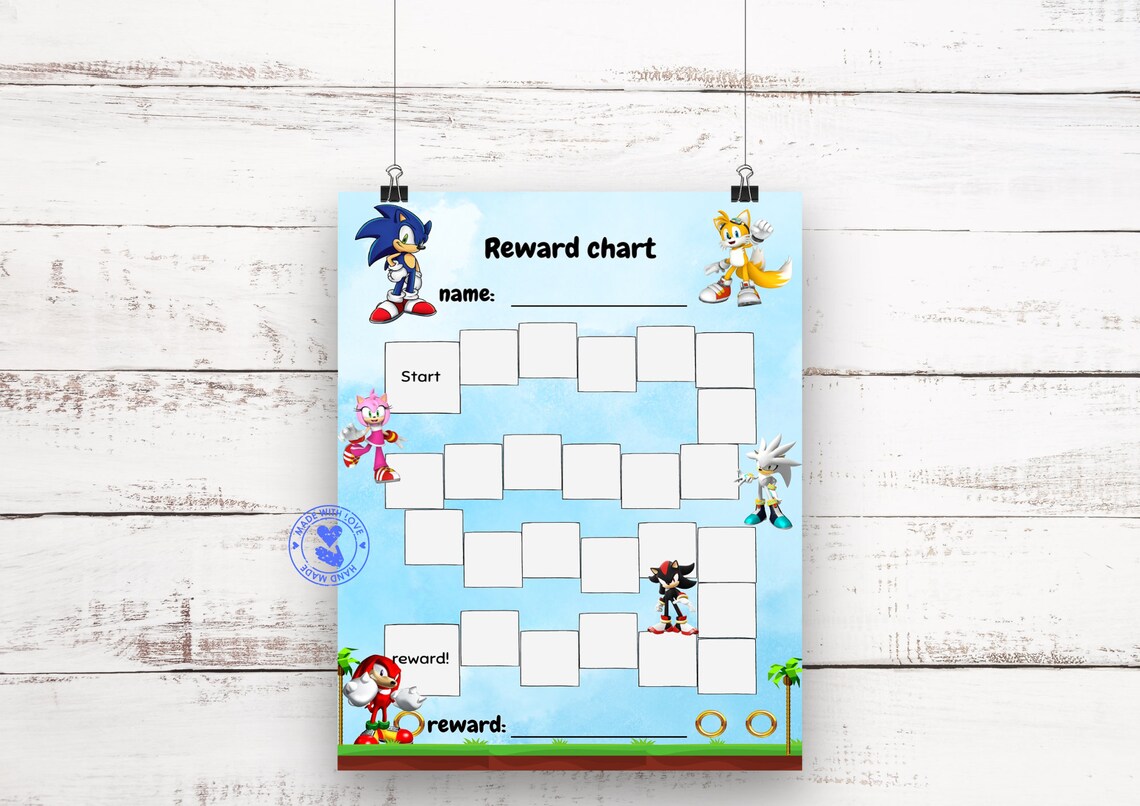 Reward Chart for Kids, Best Selling Reward Charts, Mario Reward Chart ...