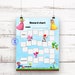 Mario Peach Reward Chart for Kids, Princess Peach, Daisy, Rosalina ...