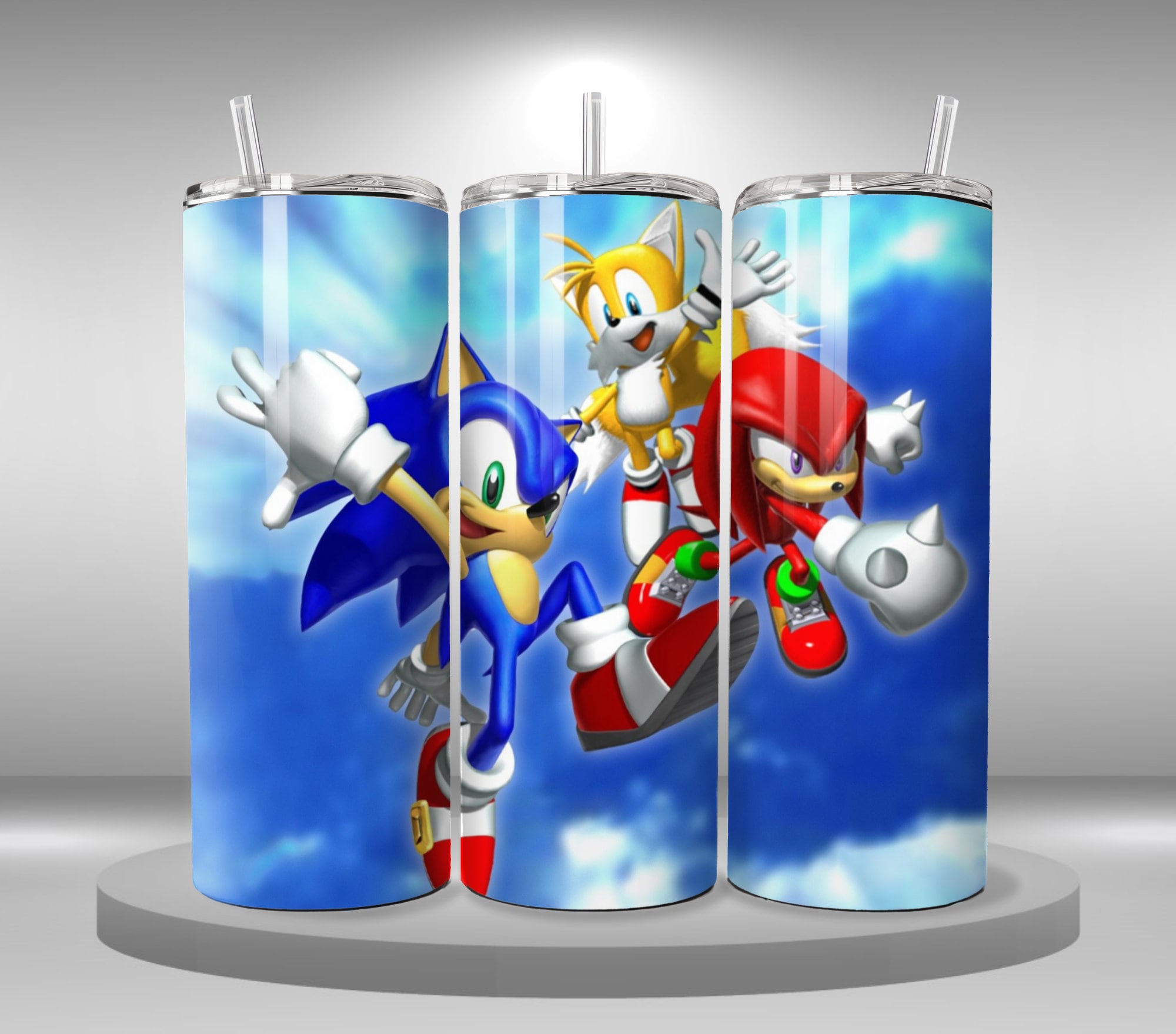 Sonic the Hedgehog Wrap 20oz Skinny Tumbler, , Sonic the Hedgehog ...