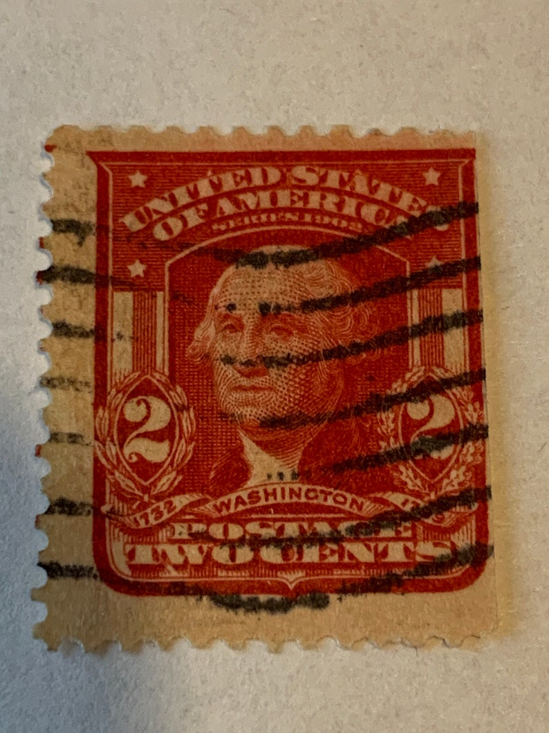 Very Rare George Washington 2 Cent Stamp - Etsy