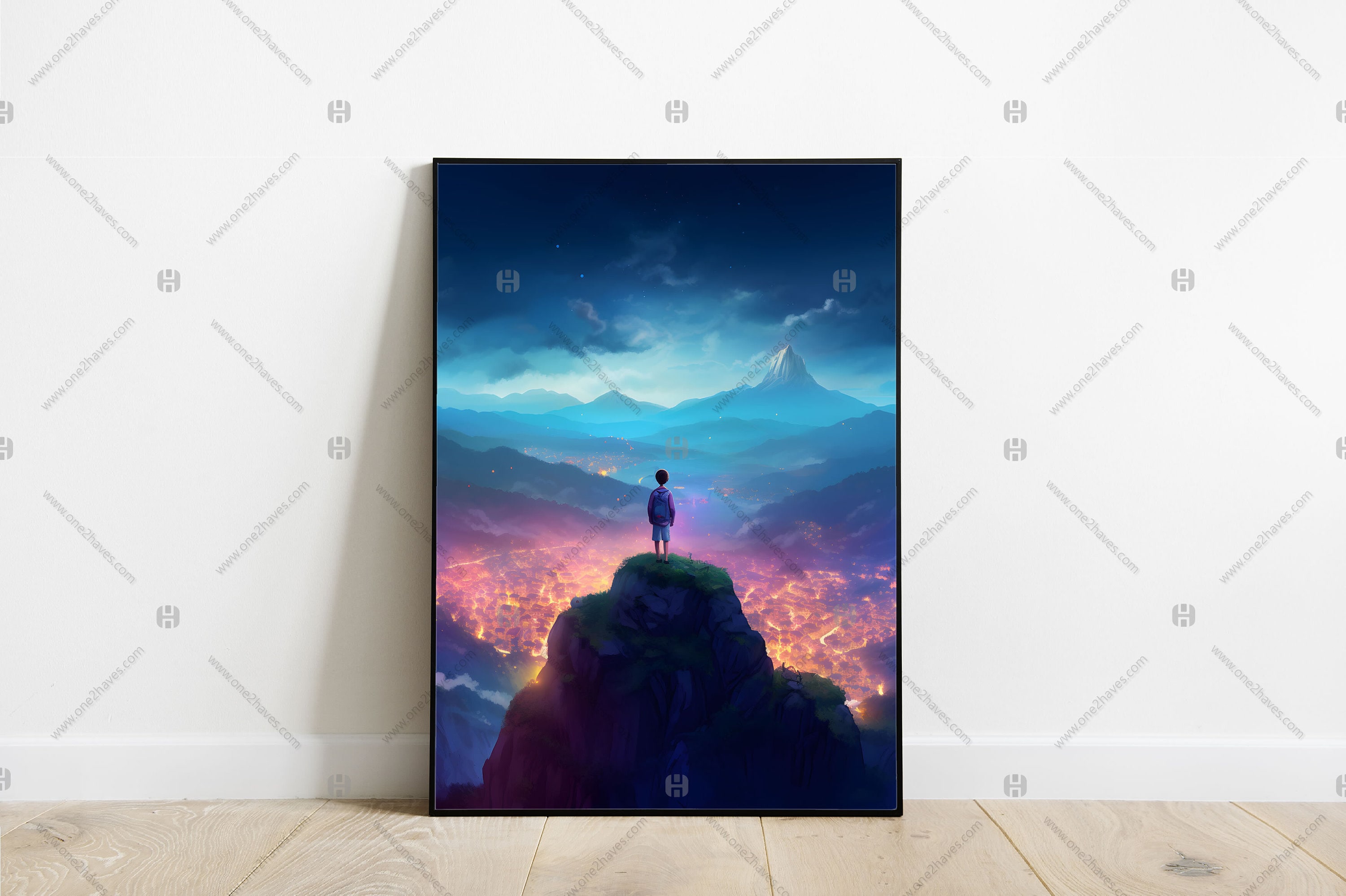 The Observer, Digital Art Set, Trendy Wall Decor, Printable Canvas ...