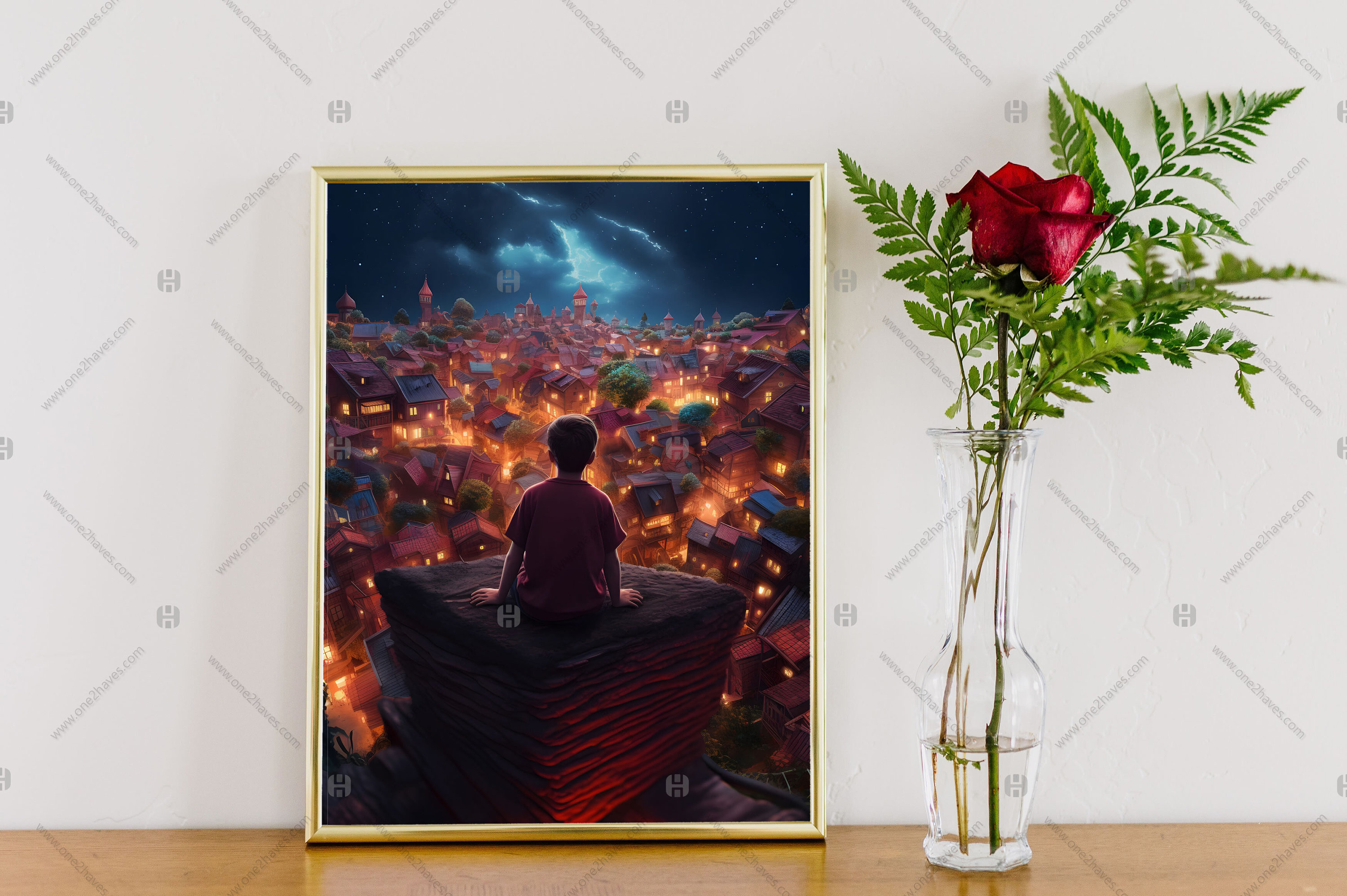 The Observer, Digital Art Set, Trendy Wall Decor, Printable Canvas ...