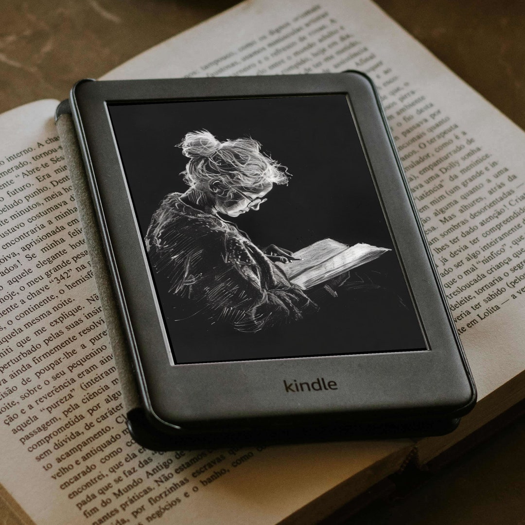 Kindle Lock Screen SET of 16 'silhouette' Designs, Epub Ebook Ereader ...