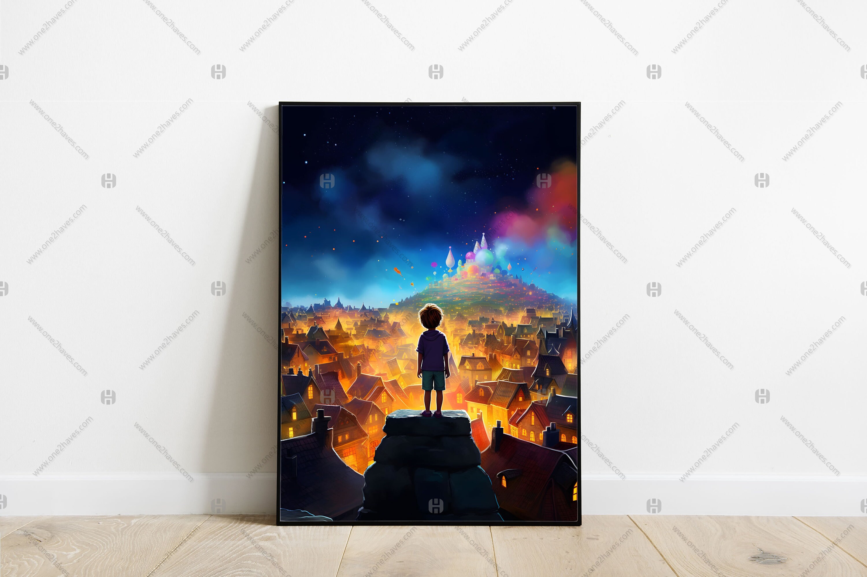 The Observer, Digital Art Set, Trendy Wall Decor, Printable Canvas ...