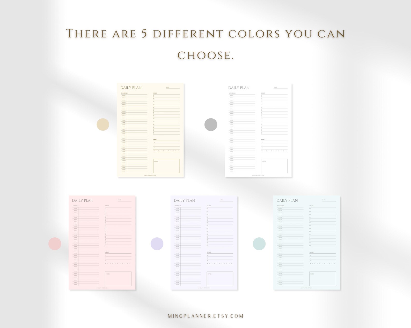 Hourly Planner Printable, Daily Planner Fillable, Daily Schedule, Daily ...
