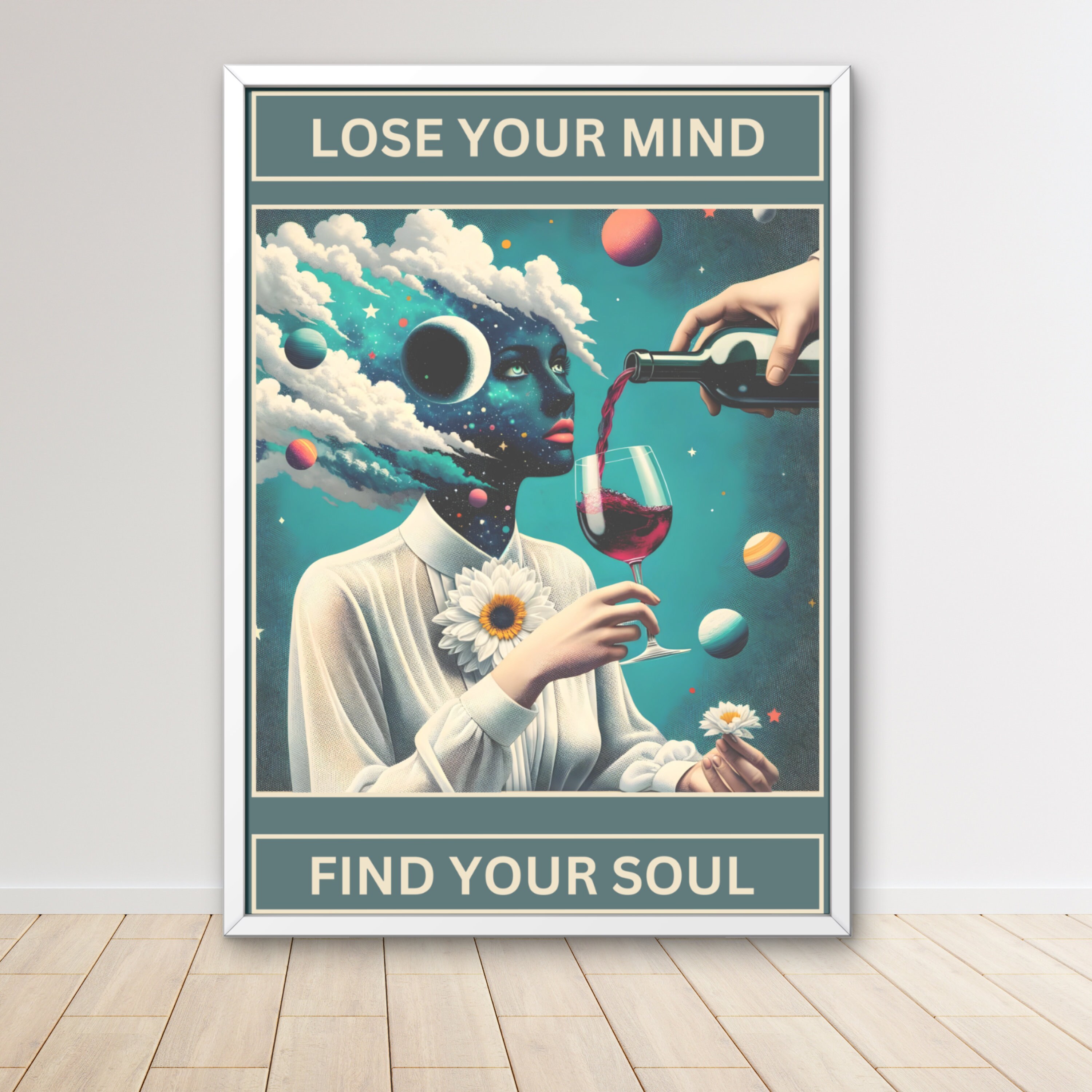 Vintage Poster, Lose Your Mind Find Your Soul, Lose Your Mind Print ...