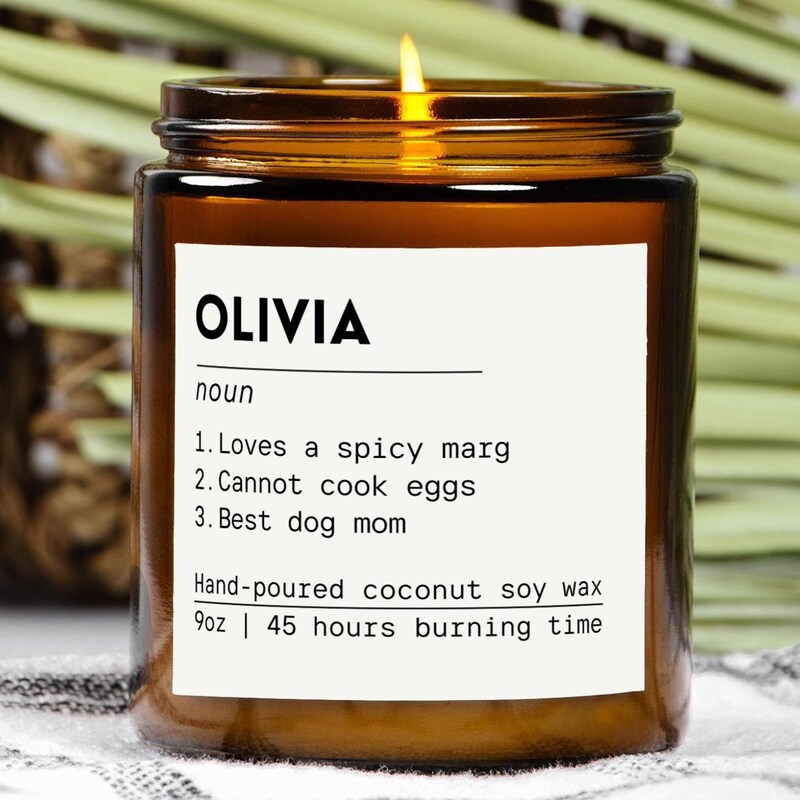 Personalized Candles - Etsy