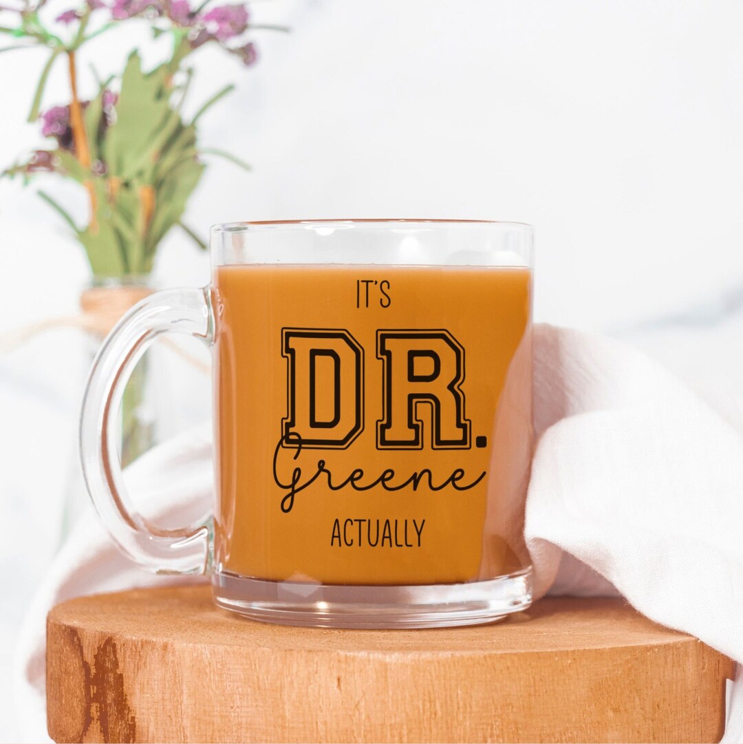 Personalized Dr Mug Gift, Custom Doctor Name Cup, Residency Graduation ...