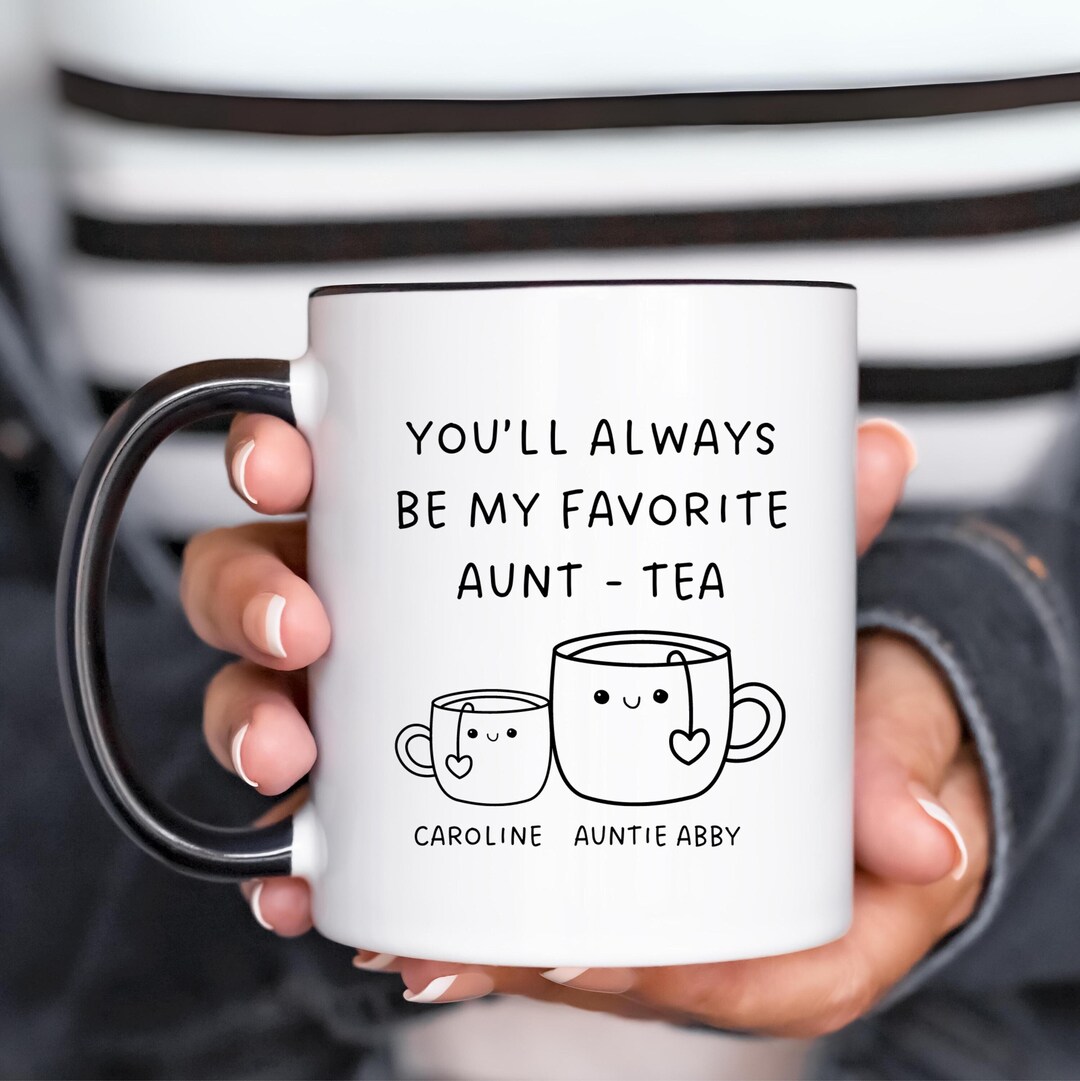 Personalized Auntie Mug: Favorite Aunt-tea Cup, UK Gift - Etsy