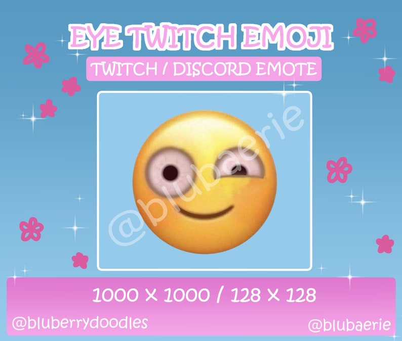 Eye Twitching Emoji Twitch Emote Discord Reaction - Etsy Ireland