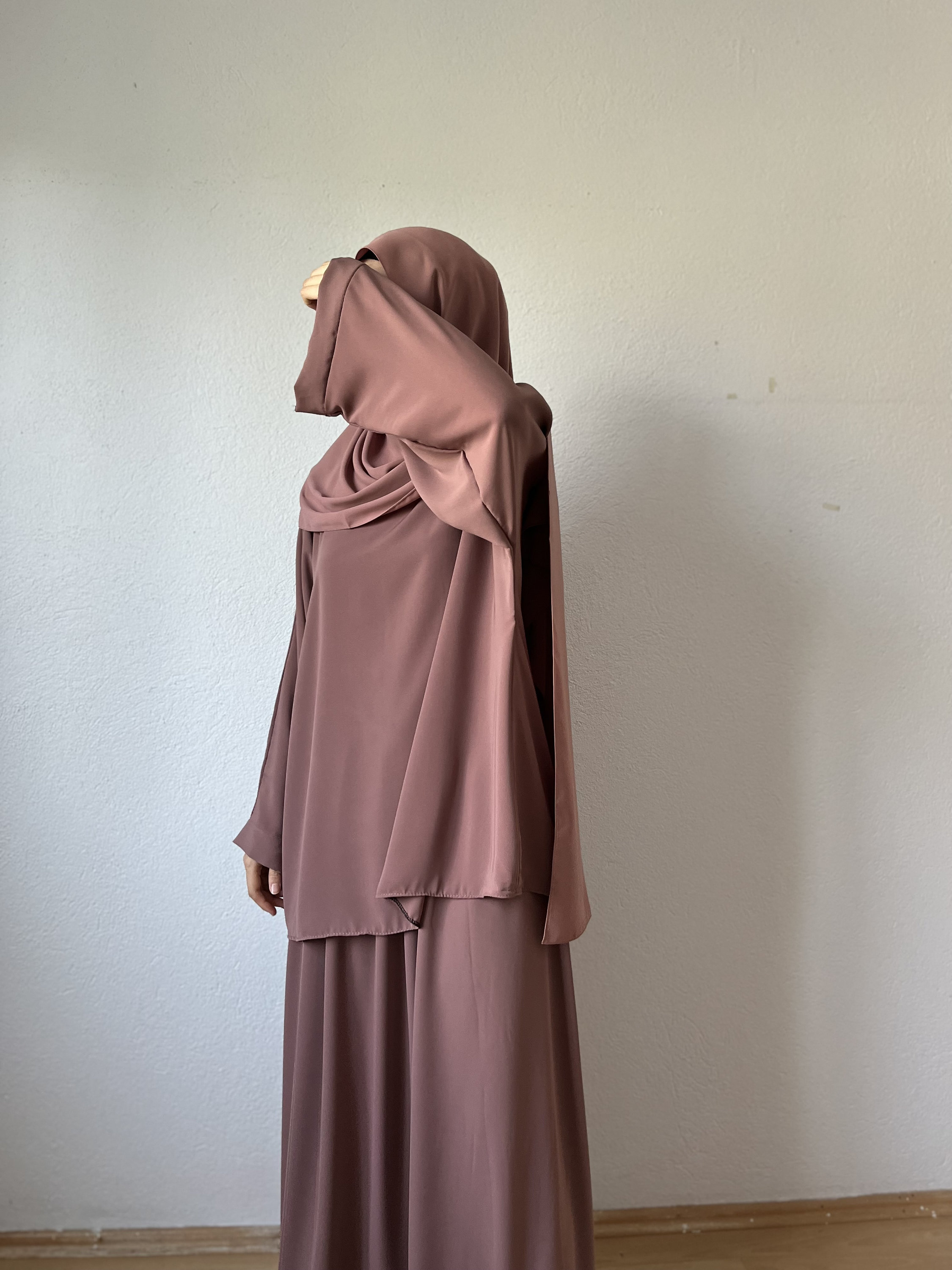 Abaya Kaftan, Set Abaya, Hijab , Modest Set, Abaya, for Muslim Woman ...