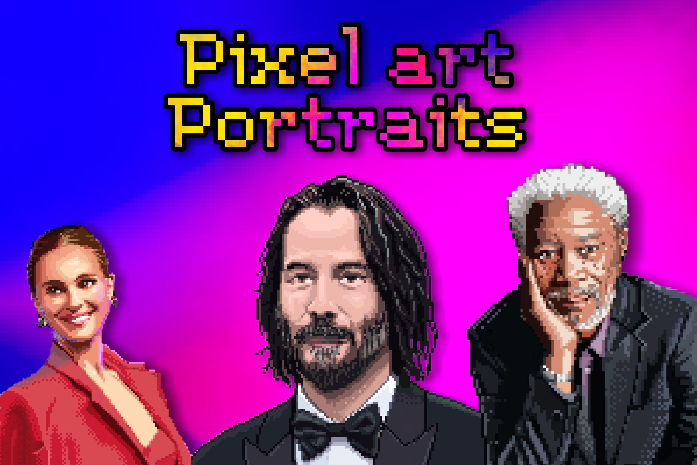 Custom Pixel Art Face Portraits, Pets, Illustrations - Etsy