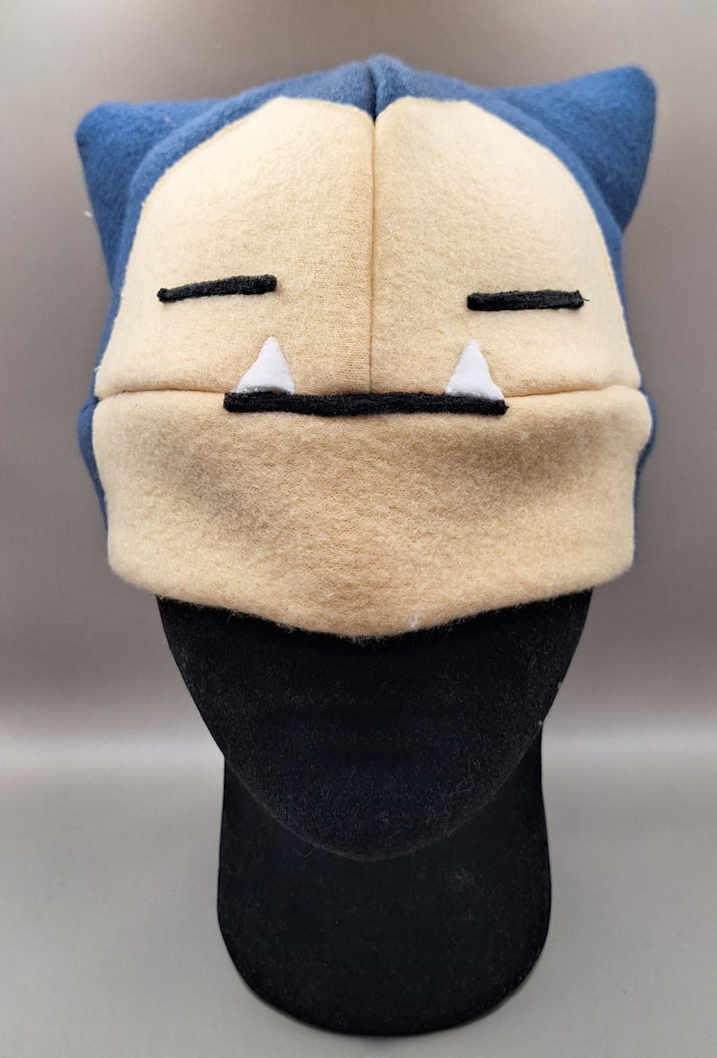 Snorlax Inspired Fleece Hat - Etsy