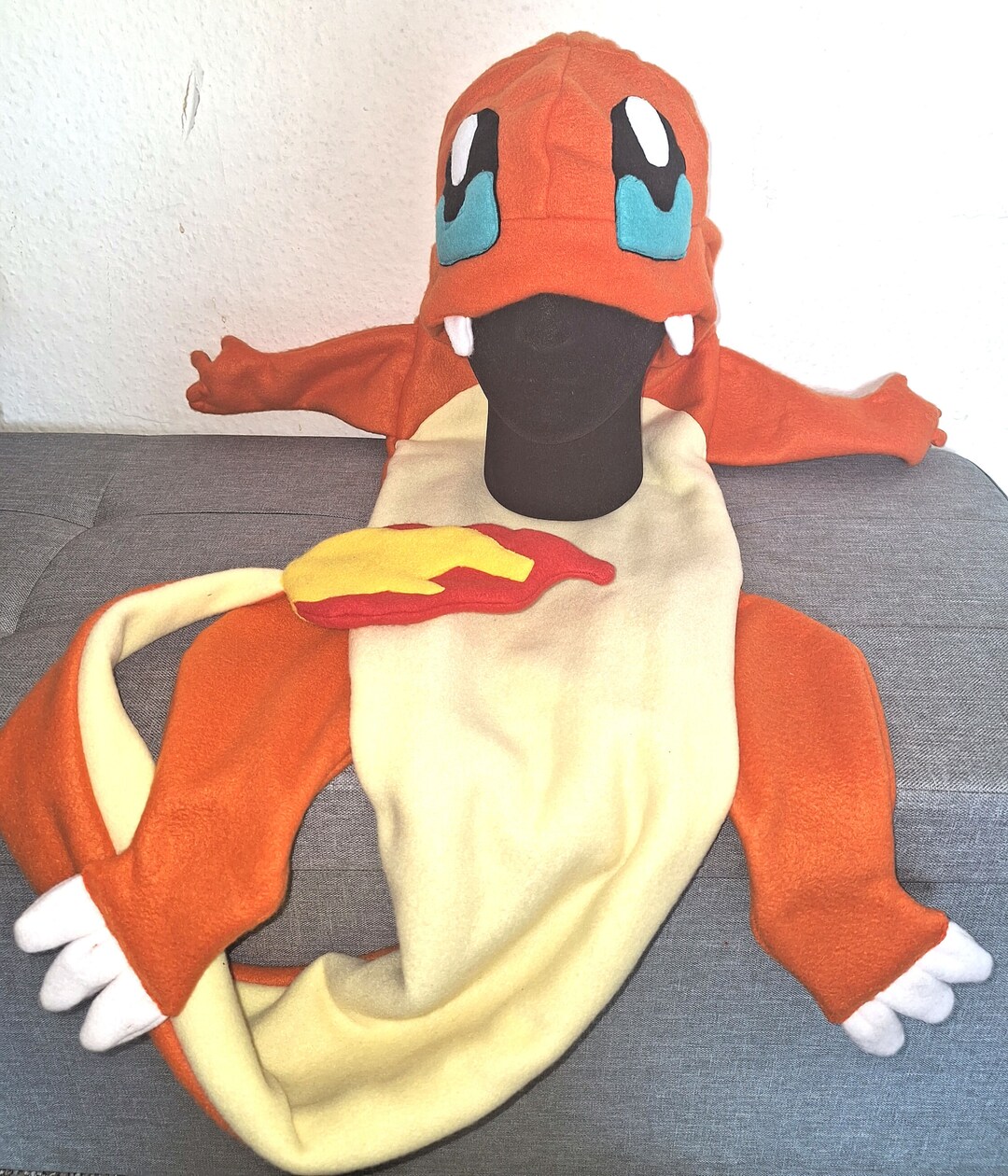 Charmander Inspired Fleece Hat - Etsy