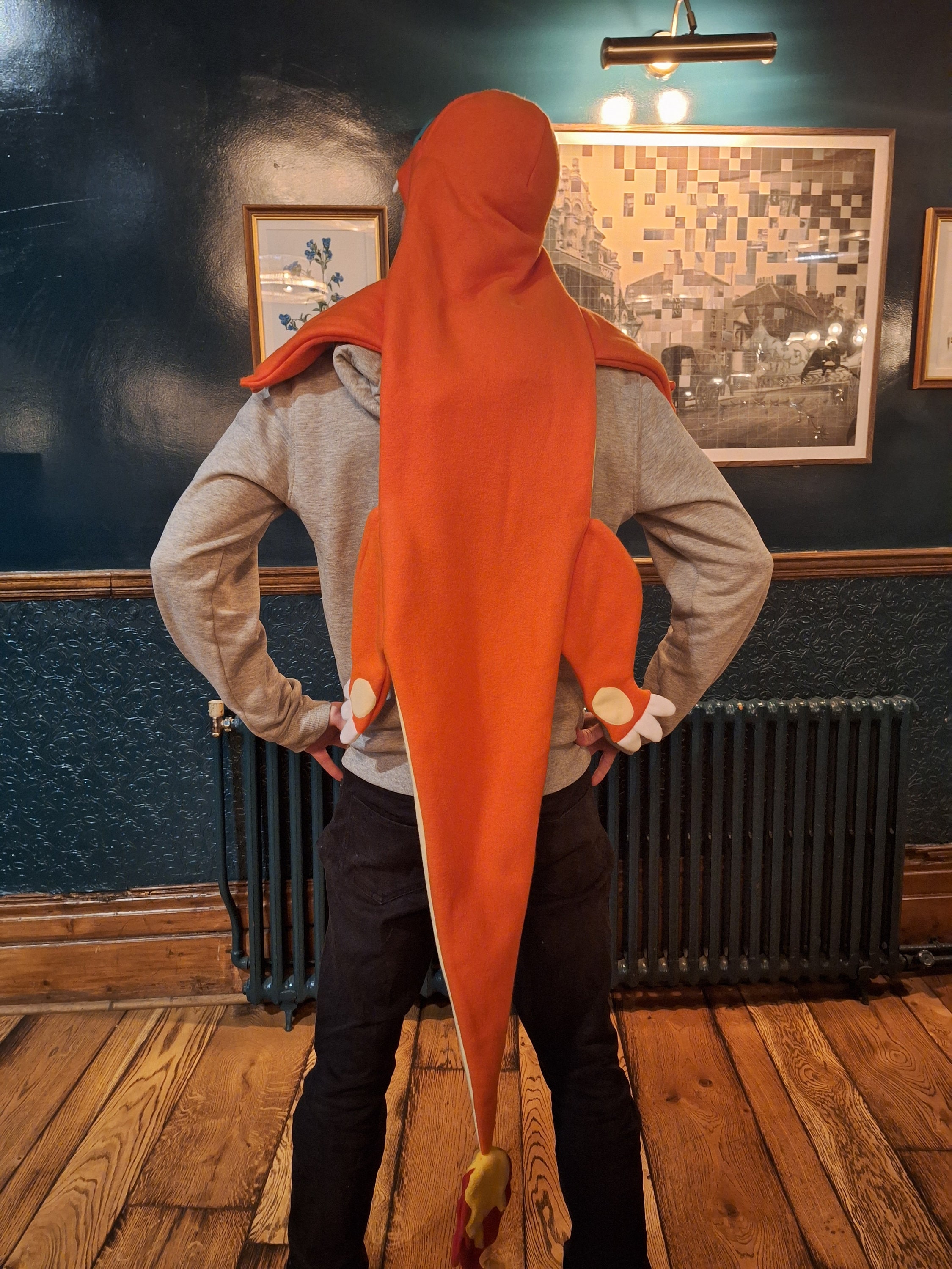Charmander Inspired Fleece Hat - Etsy