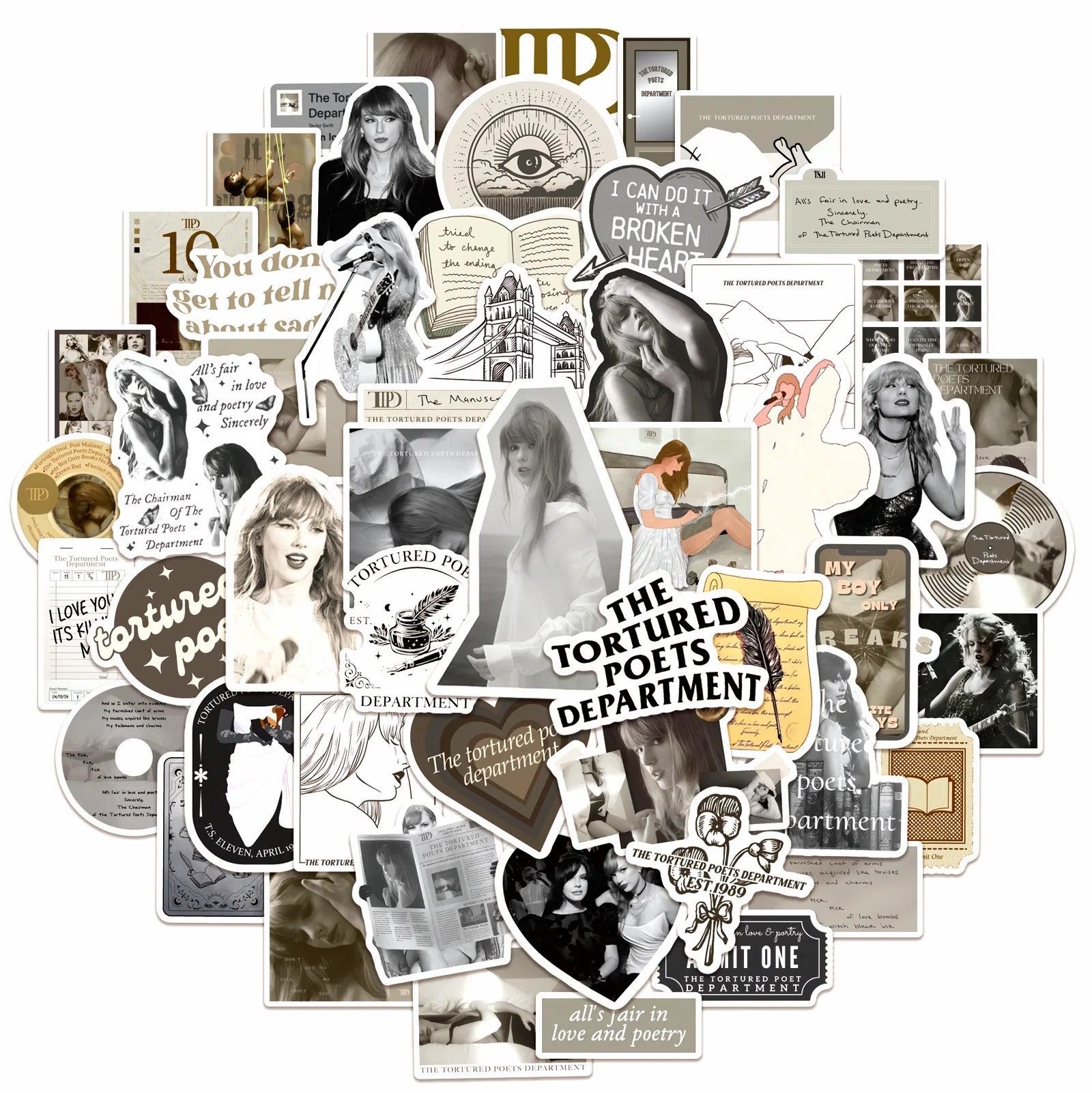 TTPS Stickers Die Cut 10 Pack - Etsy