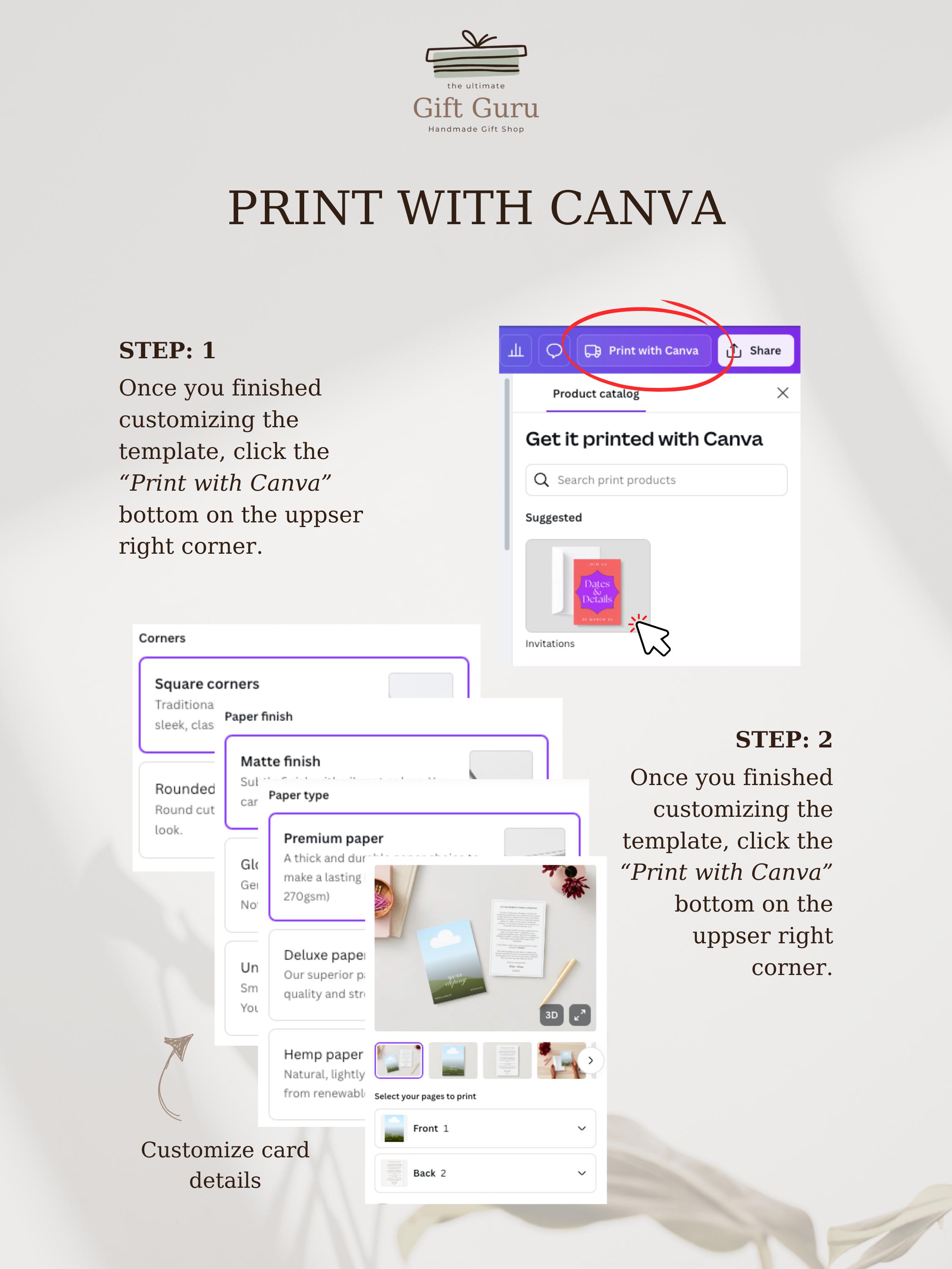 Elopement Checklist Printable | Wedding Planning Guide | Editable Canva ...