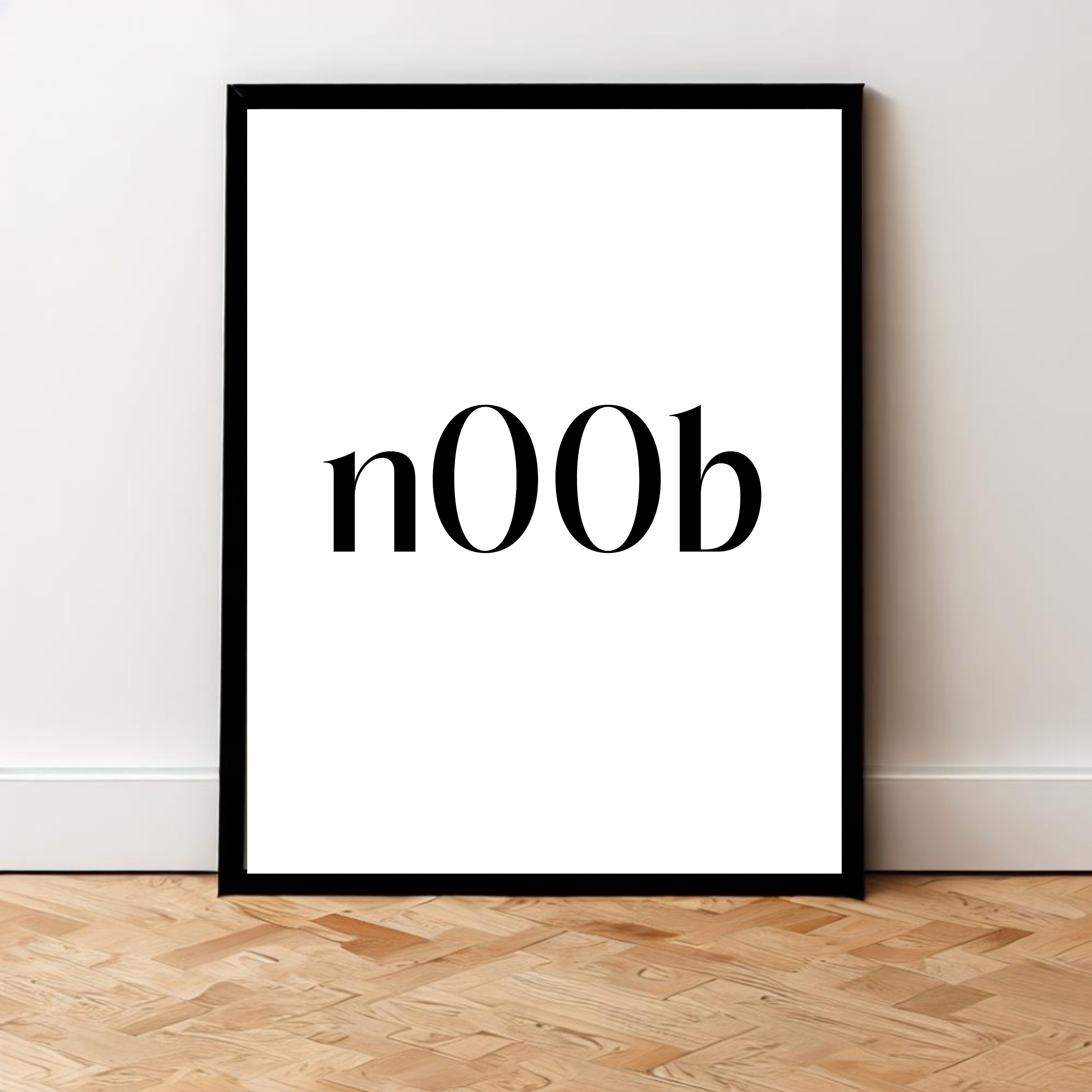 Noob Poster Gaming Print Y2k Poster Gaming Wall Art Y2k Room - Etsy