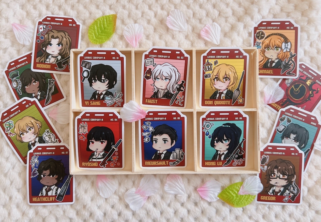 Limbus Company ID Tag Stickers - Etsy