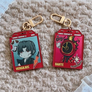 Limbus Company ID Tag Acrylic Charms - Etsy