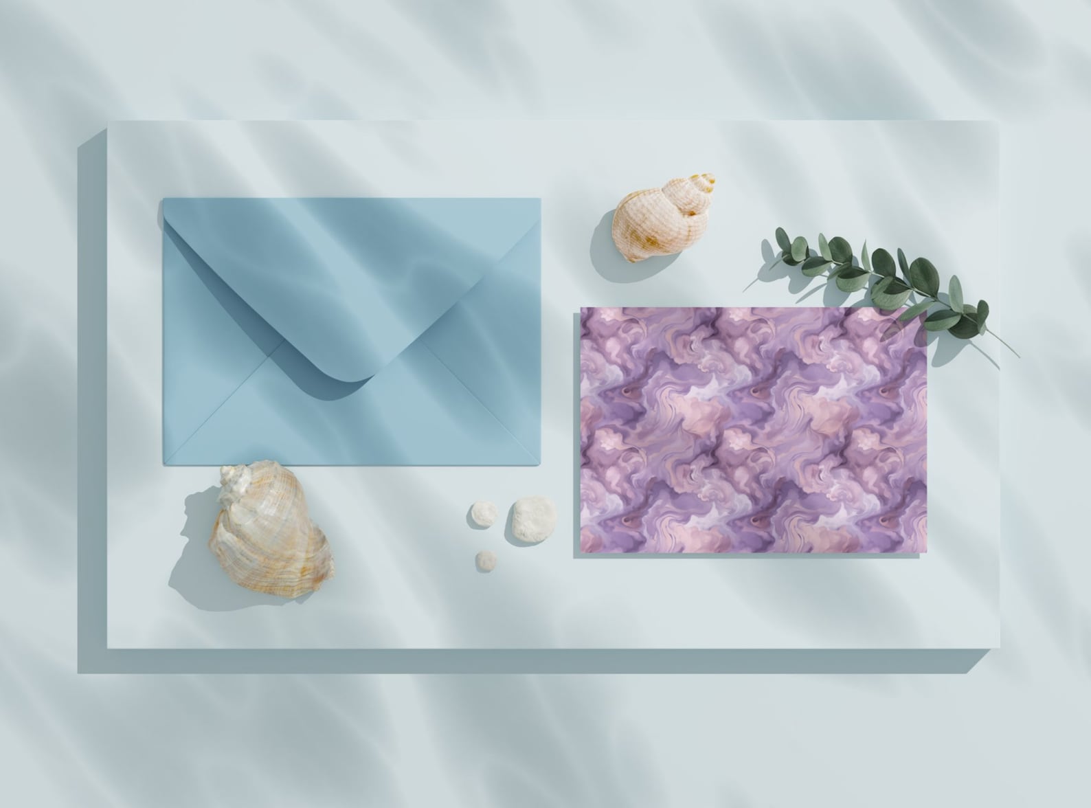 Purple Mermaid Flow Digital Paper Set Seamless Pattern Bundle Instant ...