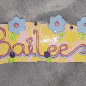 Nursery/kids Room Door Name Sign - Etsy