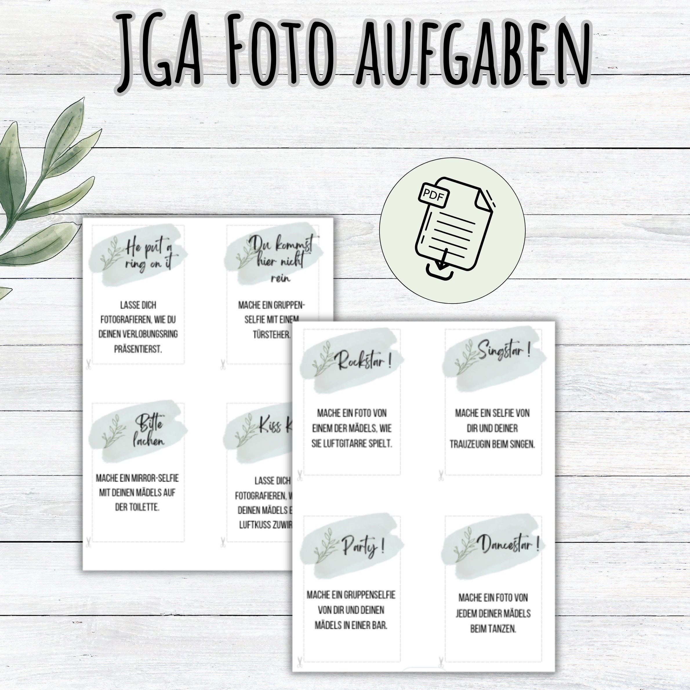 JGA Photo Tasks, Photo Challenge JGA, Hen Party Games, Jga Game ...