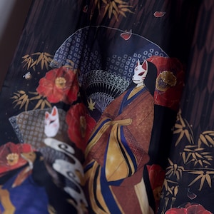 Kimono ‘kitsune Junihitoe’ / Yukata / Plus Size - Etsy