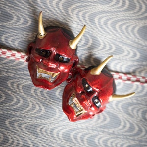 Obidome ‘hannya (red Version)’ / Kimono / Jewelry - Etsy