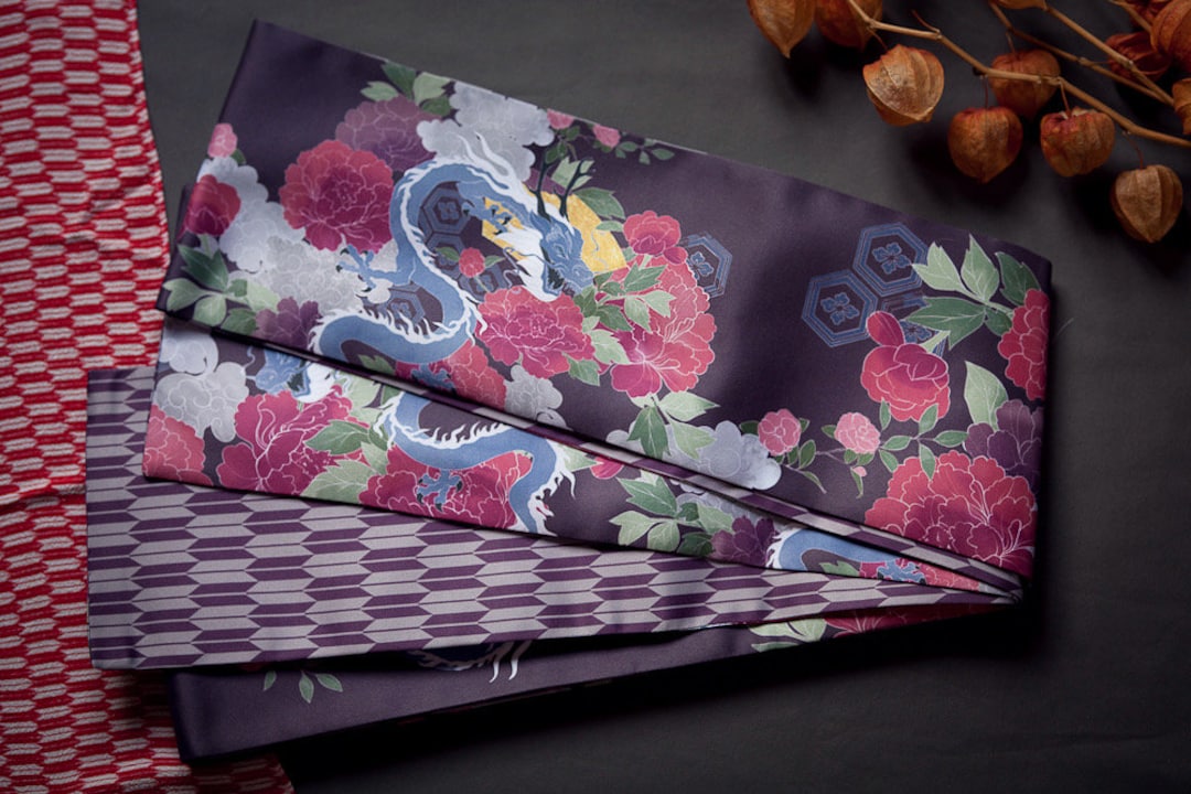 Hanhaba Obi ‘dragon’ / Kimono / Yukata - Etsy