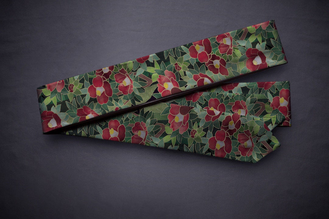 Koshihimo ‘tsubaki’ / Kimono / Yukata - Etsy