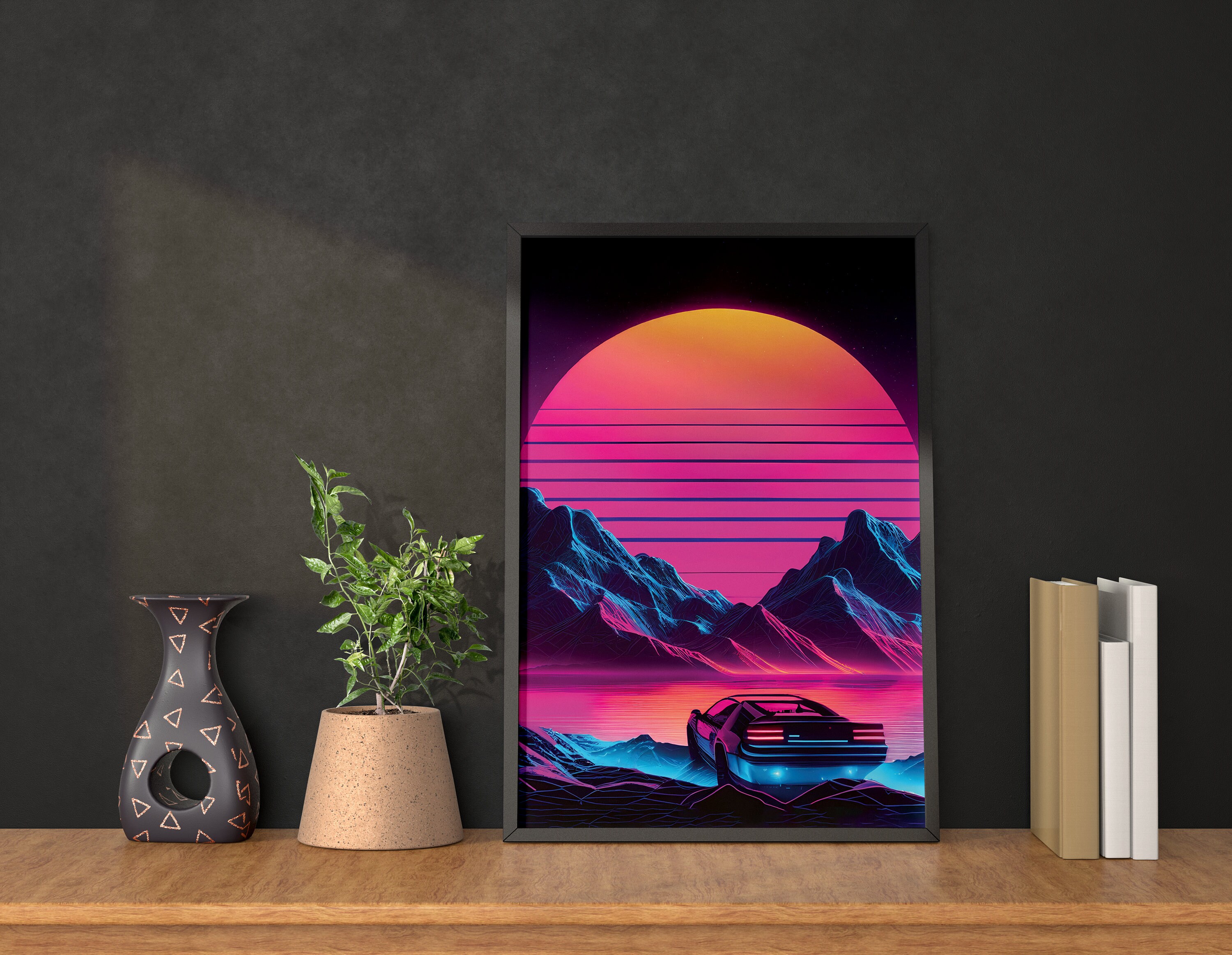 Synthwave Print Ultimate Synthwave Landscape Synthwave - Etsy Finland