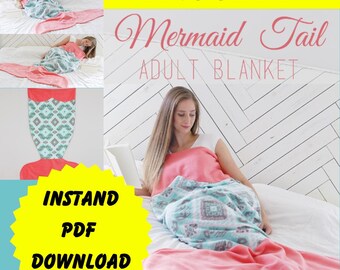 Cozy Hooded Blanket Sewing Pattern, Adult Kid Sizes Pattern, DIY, PDF ...