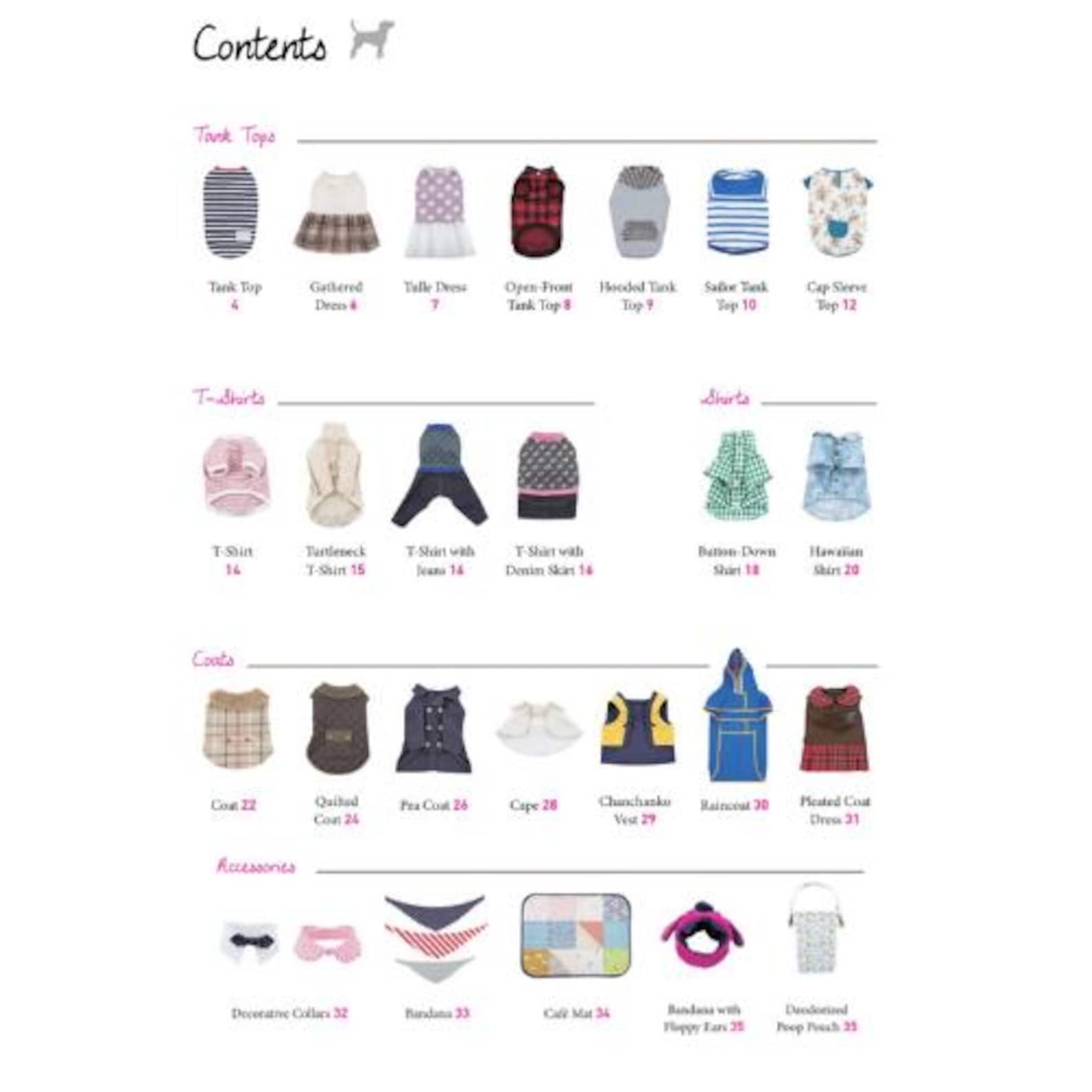 Dog Clothes Sewing Pattern – 26 DIY Outfit Designs (PDF Pattern) - Etsy