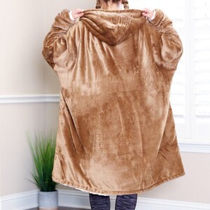 Cozy Hooded Blanket Sewing Pattern, Adult + Kid Sizes Pattern, DIY, PDF ...