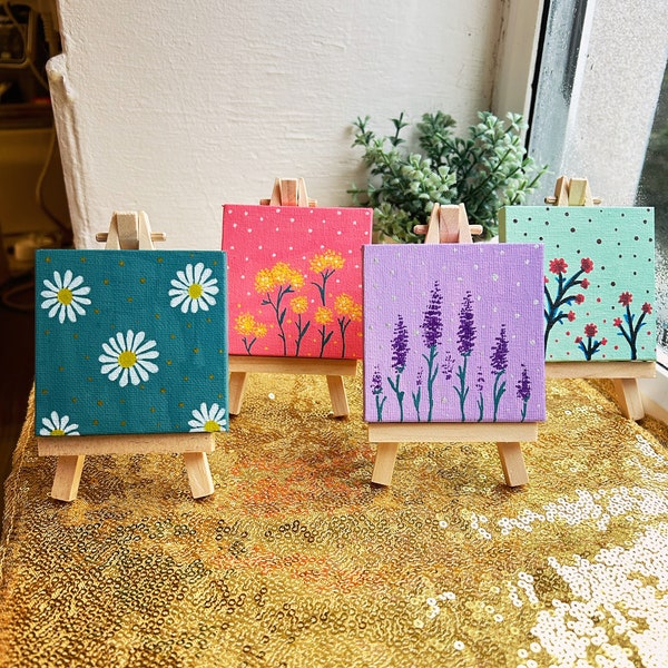 Mini Canvas Painting - Etsy