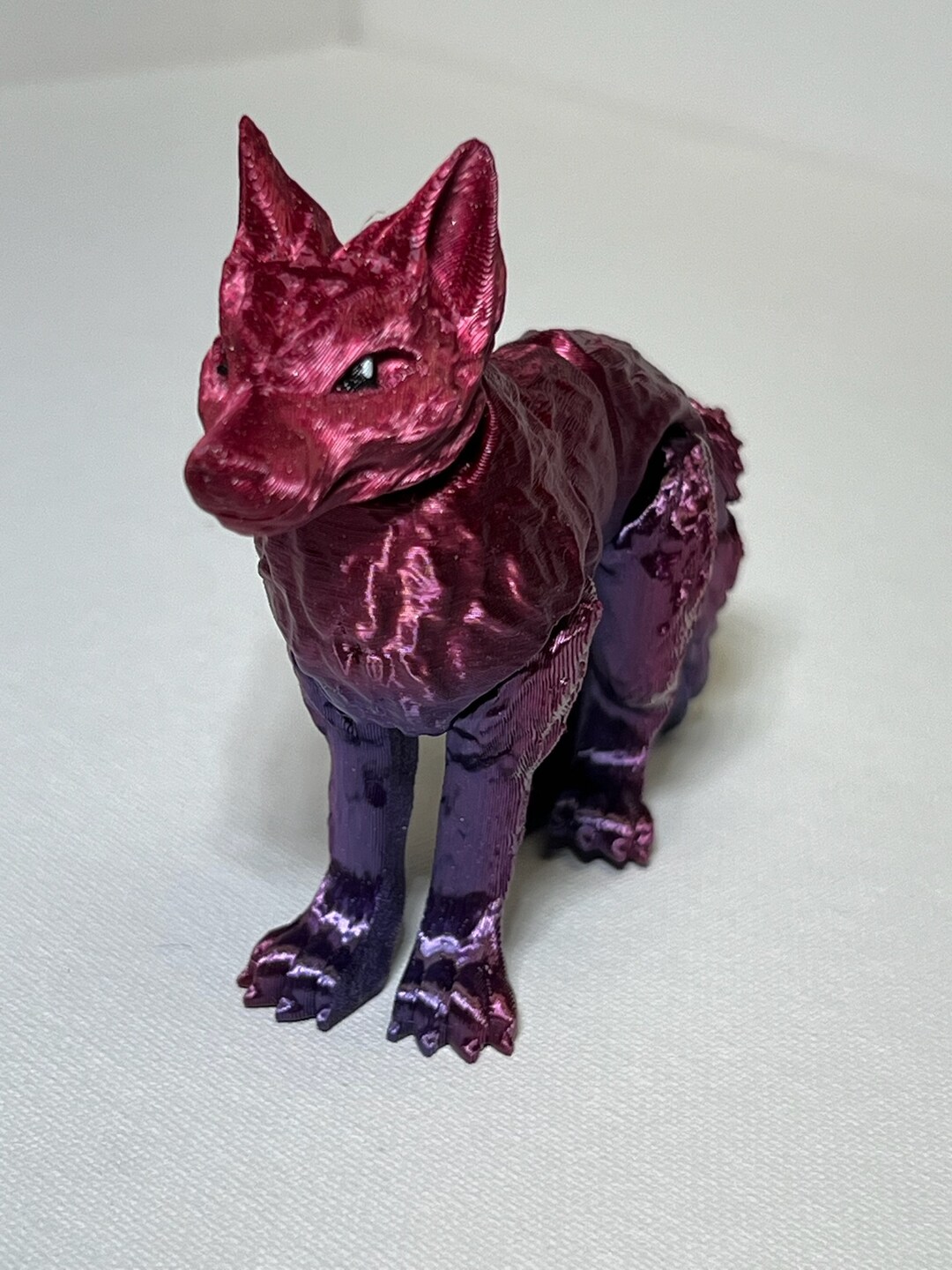 Articulated Cinder Wolf - Etsy