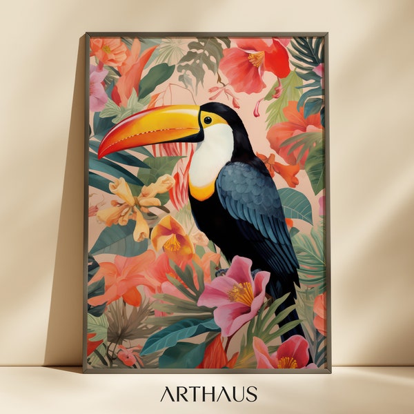 Toucan Painting - Etsy UK