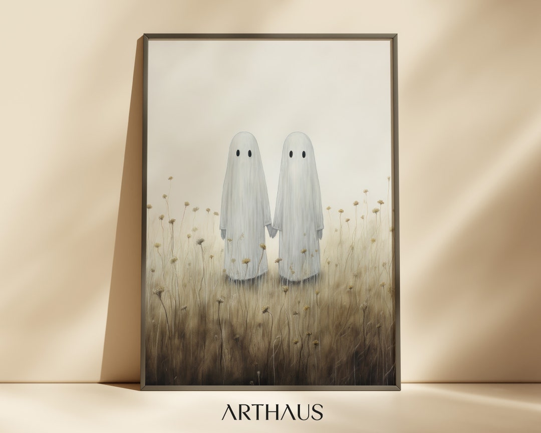 Floral Ghost Digital Print Dark Romantic Ghost Floral Ghost Download ...