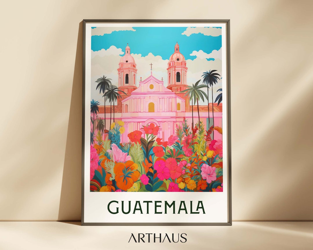 Printable Guatemala Poster Antigua Guatemala Print Guatemala Travel ...
